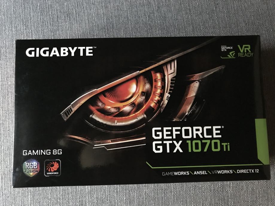 Gigabyte GeForce GTX 1070 Ti Windforce 8GB GDDR5