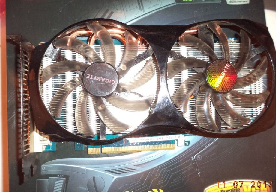 Gigabyte GeForce GTX 560 WindForce 2X 1GB GDDR5 256-bit DX12 PCI-E