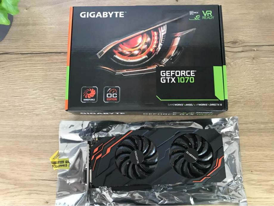 Gigabyte GTX 1070 WINDFORCE OC 8GB rev2.0