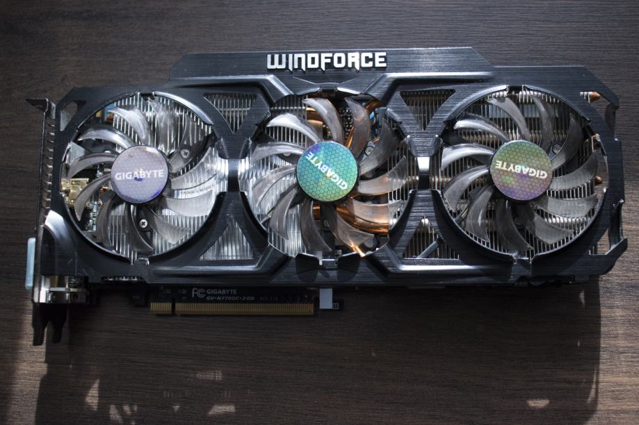Gigabyte GTX 770 GDDR5-2GB 2xDVI/HDMI/DP OC WINDFORCE 3X Graphics Card