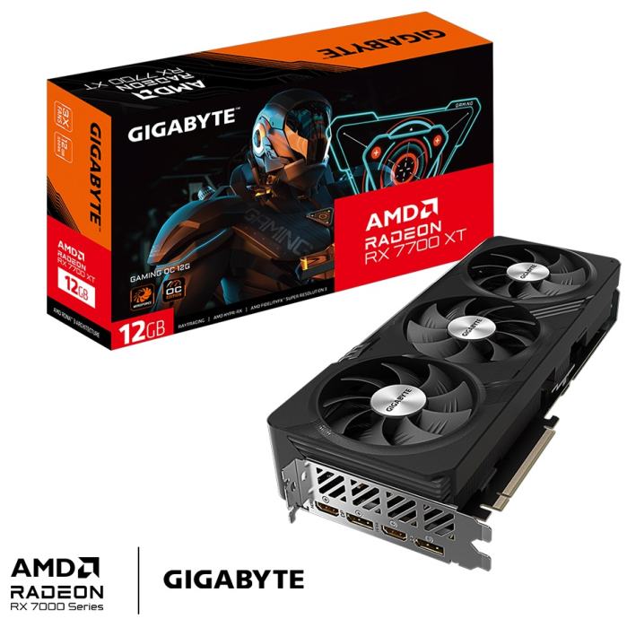 Gigabyte Radeon RX 7700 XT Gaming OC 12G, 12GB GDDR6