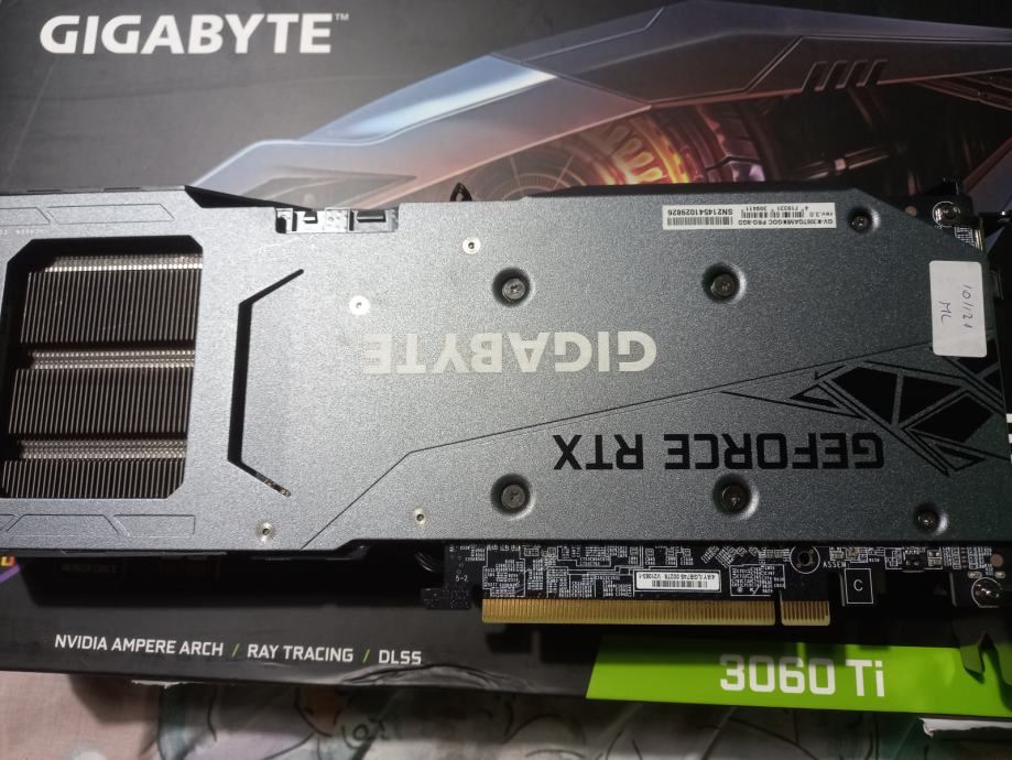 Gigabyte RTX 3060 TI Gaming OC PRO 8gb
