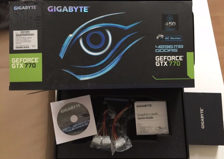 Gigabyte Windforce 3x GTX 770 GDDR5 (GV-N770WF3-4GD)- 4GB DDR5