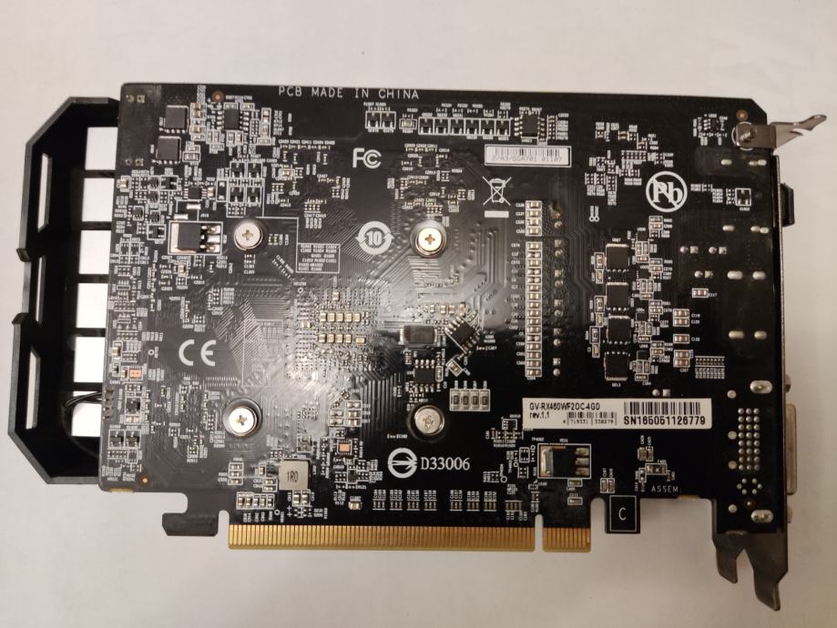 GRAFIČKA KARTICA GIGABYTE WINDFORCE RX 460 OC 4GB GDDR5