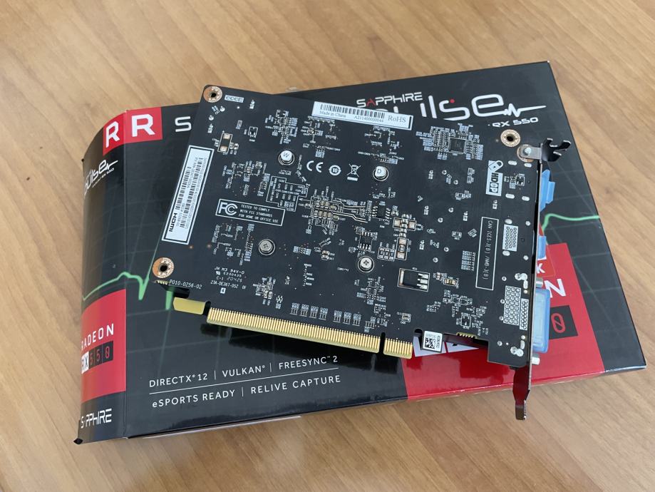 Grafička kartica SAPPHIRE AMD Radeon RX 550 Pulse, 4 GB GDDR5