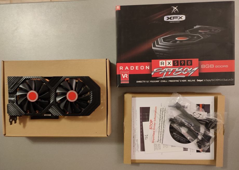 Grafička kartica XFX Radeon RX590 Fat Boy 8GB GDDR5