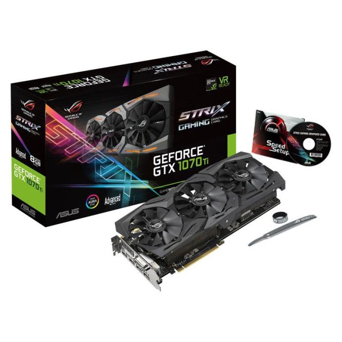 Grafična kartica ASUS ROG Strix geming GTX1070 OC 8GB DDR5 (ROG-ST