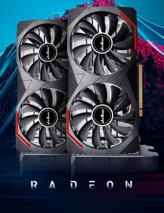 JIESHUO 100% NEW RX 6600XT 8G 128bit GDDR6 Video Card, AMD RX6600 XT g