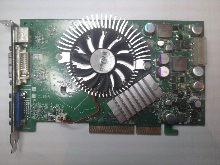 Leadtek Winfast Nvidia Geforce 6600GT TDH 128MB GDDR3 128-Bit AGP graf