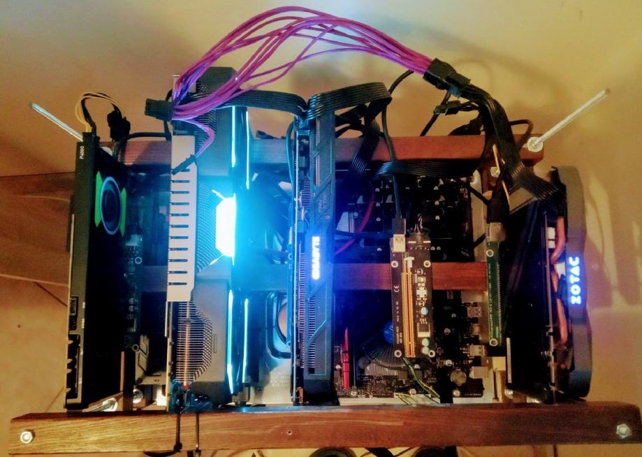Mining rig 96 mh/s ETH(4 gpu)