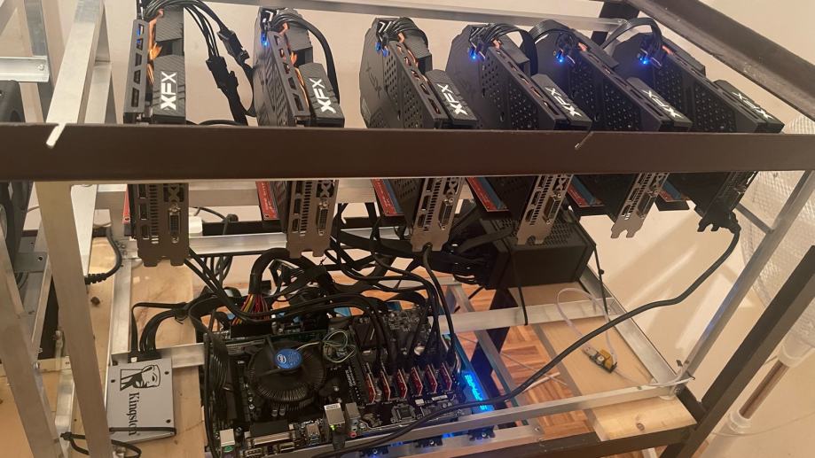 Mining rig 18x AMD RX580 8GB, BESPLATNA DOSTAVA RH