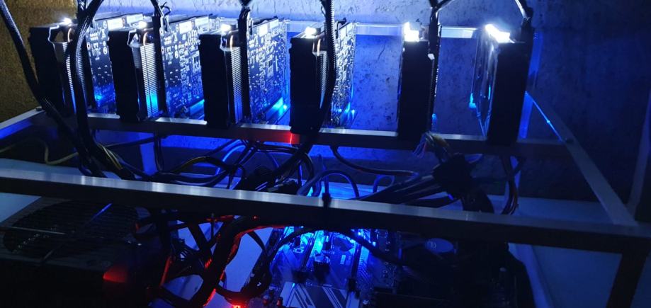Mining rig 195 MH/s 6x RTX 2060/ Garancija 24mj