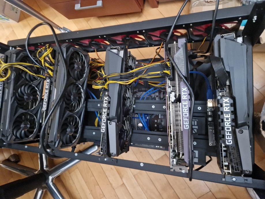 Mining rig 5 x RTX 3080 10GB