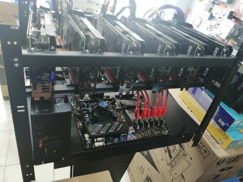 Mining RIG 6 X RTX 3070 8GB 360-370 MH/s Novo!