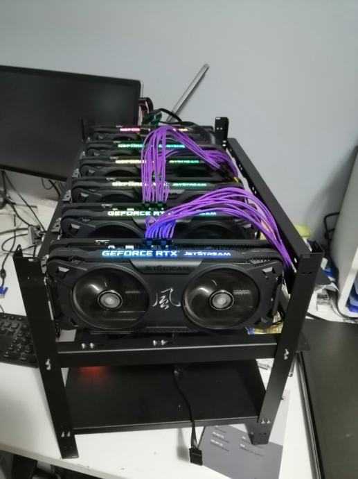 Mining RIG 6 X RTX 3070 8GB Novo!