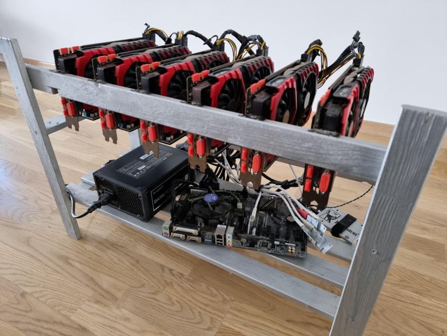 Mining rig 6x MSI GTX 1070 8GB GDDR5 - Ispod cijene!!