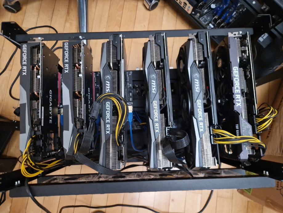 Mining rig 6x RTX 3070 8GB