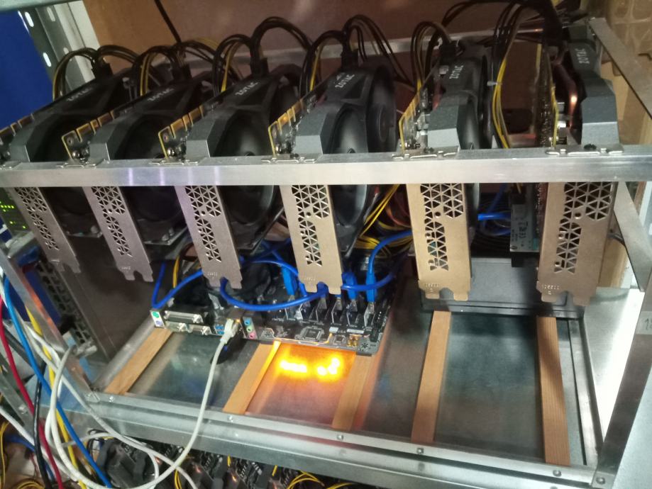 Mining Rig Nvidia 6X P104-100