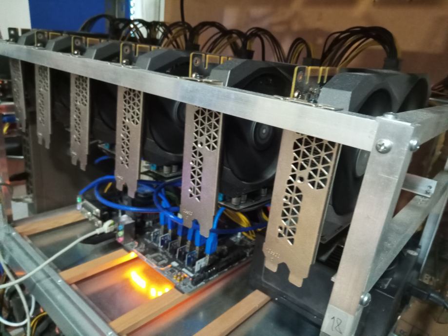 Mining Rig Nvidia 6X P104-100