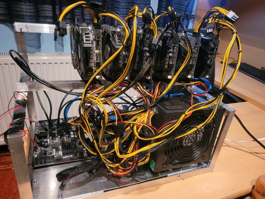 Mining Rig NVIDIA P106-100 x6 (preko 120MHs)