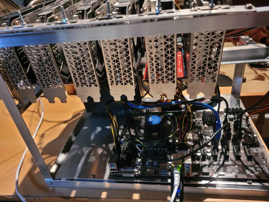 Mining Rig NVIDIA P106-100 x6 (preko 120MHs)