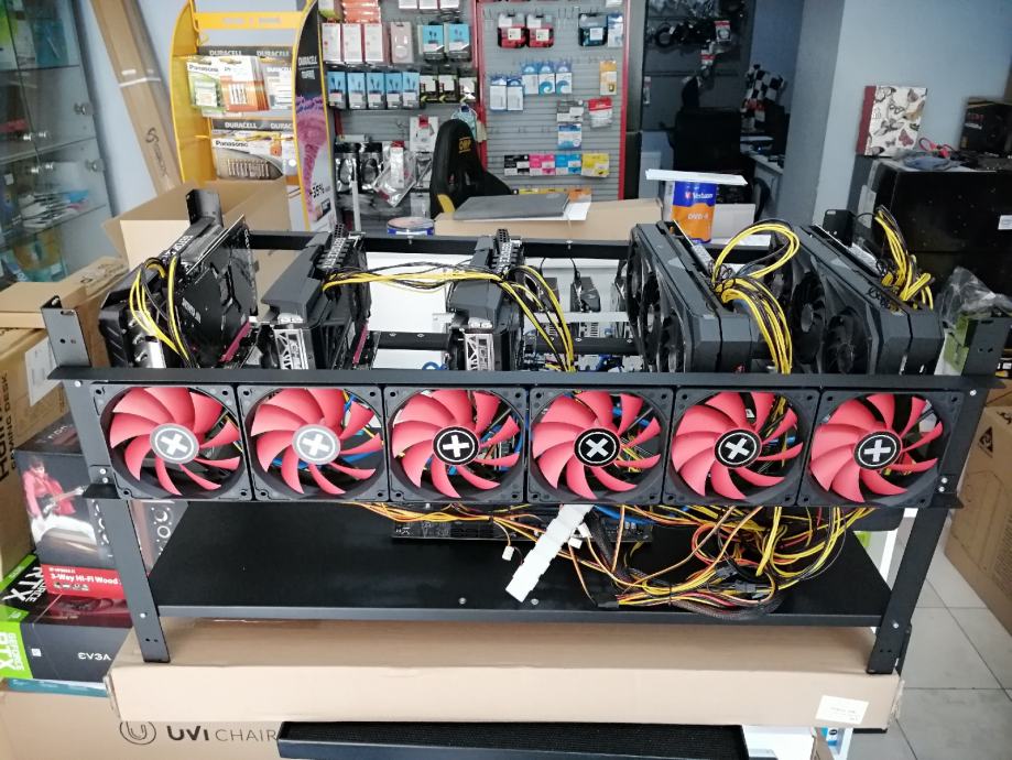 Mining RIG RTX 3080 10GB X5 500MH/s