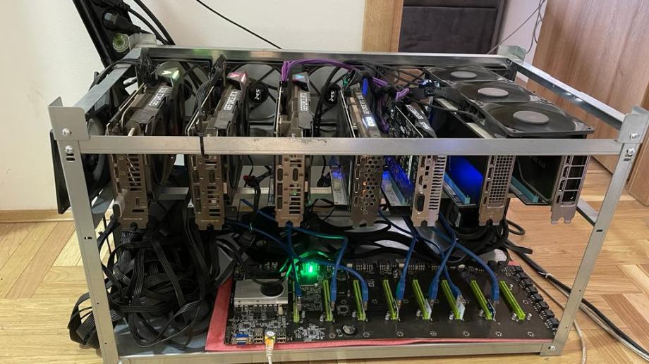 Nvidia Mining Rig eth 450 MH/s