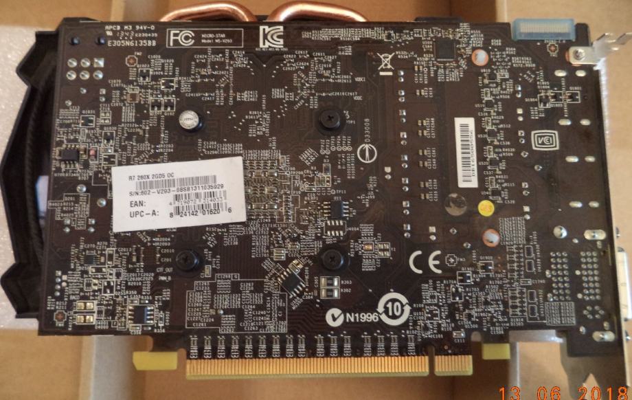 MSI AMD Radeon R7 260X OC Version 2GB GDDR5 128bit DX12 PCI-E