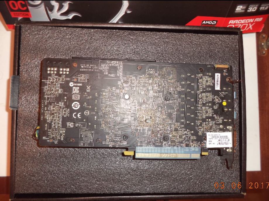 MSI AMD Radeon R9 270X Gaming OC 2GB GDDR5 256bit DX12 -garancija