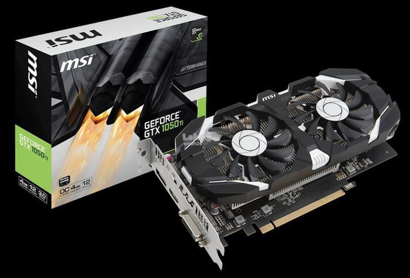 MSI Computer Video Card (GTX 1050 TI 4GT OC) - 4GB DDR5 - 128-bit