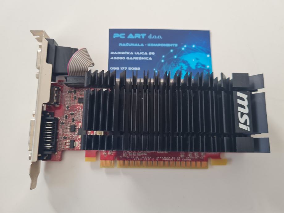 MSI GF GT 520 1GB, PCI-E, DVI, VGA, HDMI - Račun / R1 / Jamstvo