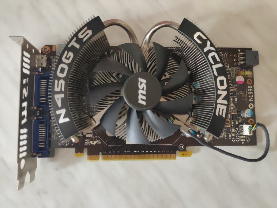 MSI GTS450 CYCLONE 1GB DDR5 •• AKCIJA •• POPUST •• 2 KOM SAMO 6€