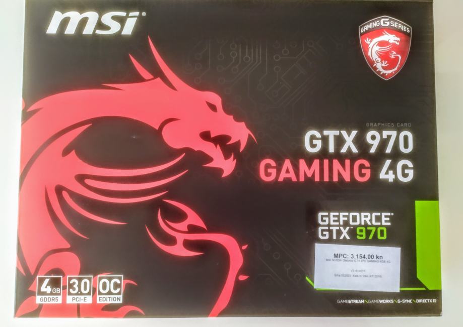 MSI GTX 970 Gaming 4G
