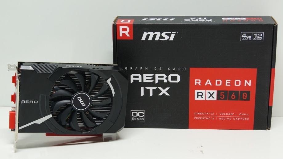 MSI RX560 4GB AERO ITX OC edition