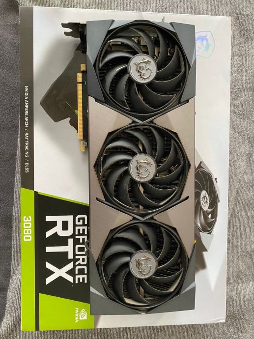 Nvidia MSI GeForce RTX 3080 SUPRIM X 10G