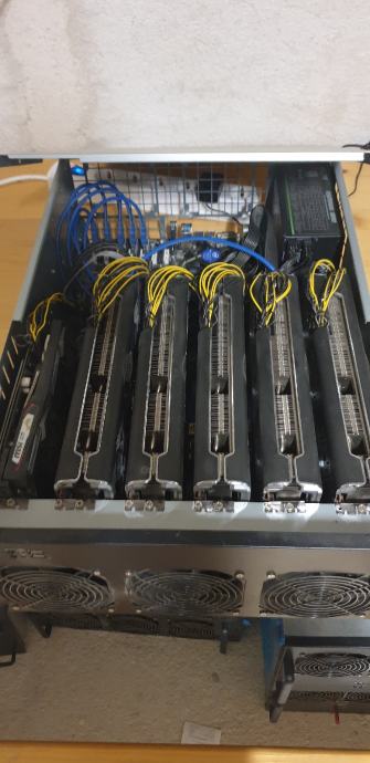 Oprema za Mining RTX 3060TI RTX 3070 AMD Rx5700xt