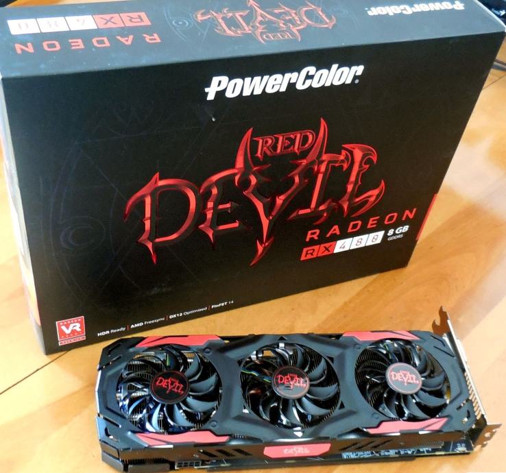** POWERCOLOR RED-DEVIL RX570 4gb**
