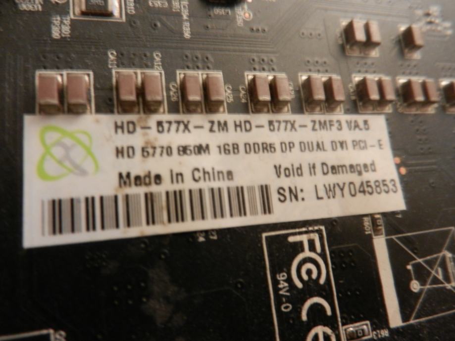 Radeon HD 5770 850M 1GB DDR5 XFX