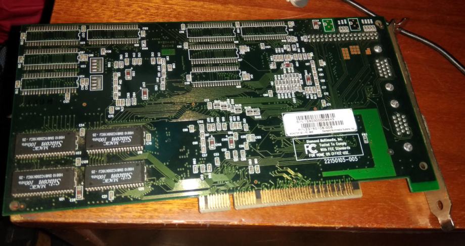 Retro Diamond Monster 3D II 8mb ( Voodoo 2 ) grafička kartica grafa