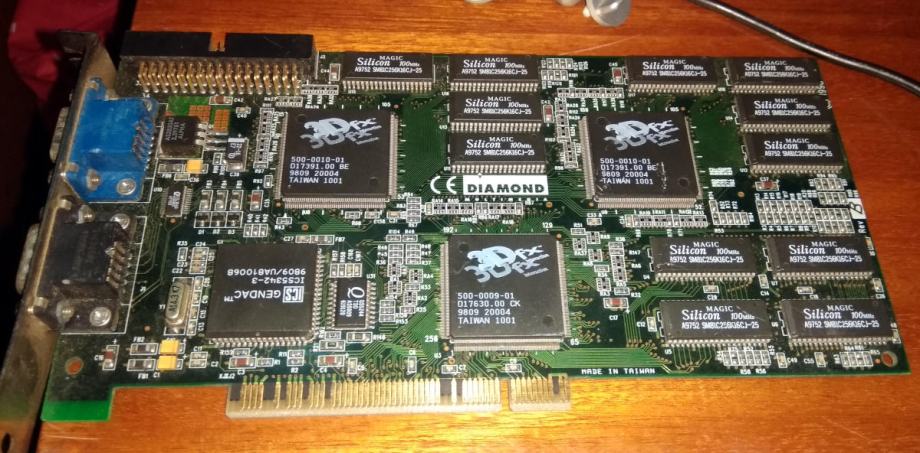 Retro Diamond Monster 3D II 8mb ( Voodoo 2 ) grafička kartica grafa