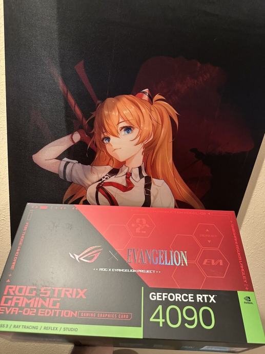 ROG Strix GeForce RTX™ 4090 24GB GDDR6X OC EVA-02 Eva Evangelion Izdan
