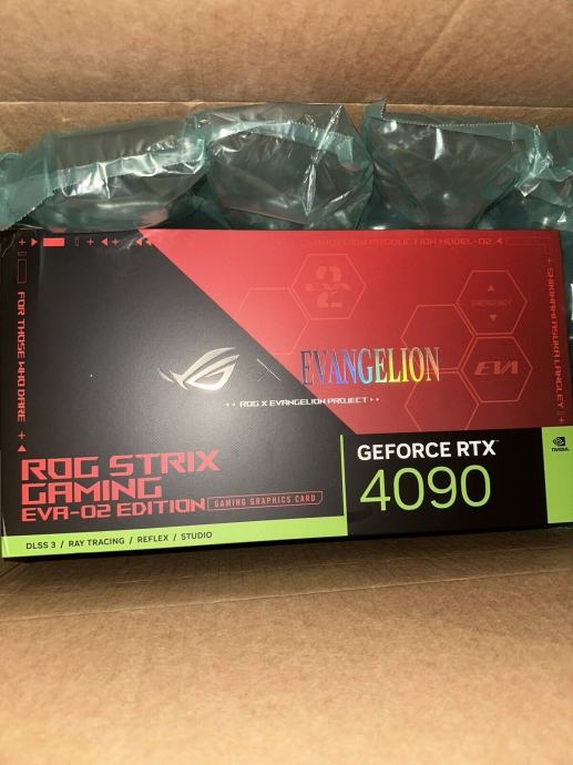 ROG Strix GeForce RTX™ 4090 24GB GDDR6X OC EVA-02 Eva Evangelion Izdan