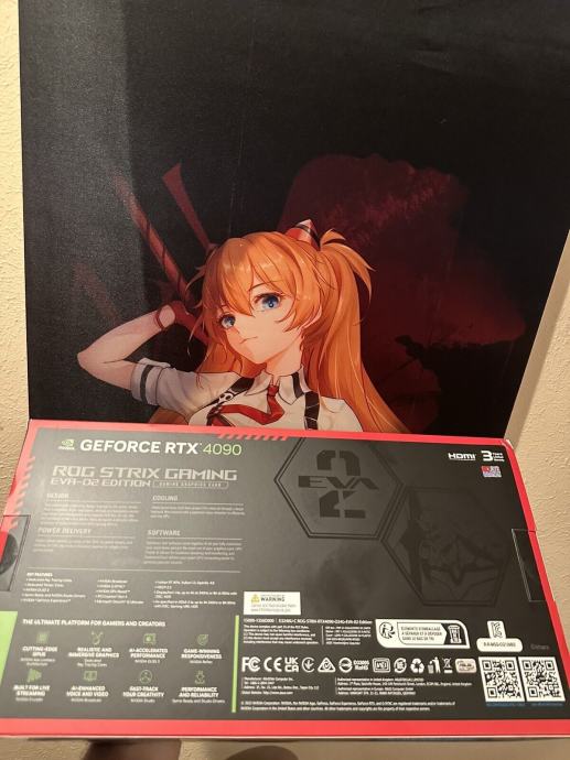 ROG Strix GeForce RTX™ 4090 24GB GDDR6X OC EVA-02 Eva Evangelion Izdan