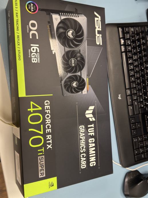 RTX 4070TI SUPER OC ASUS TUF **NOVO**