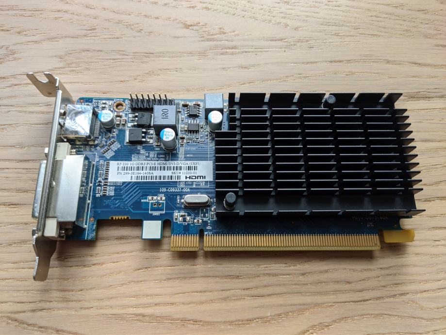 Saphire AMD Radeon R5 230, 1GB DDR3, LP