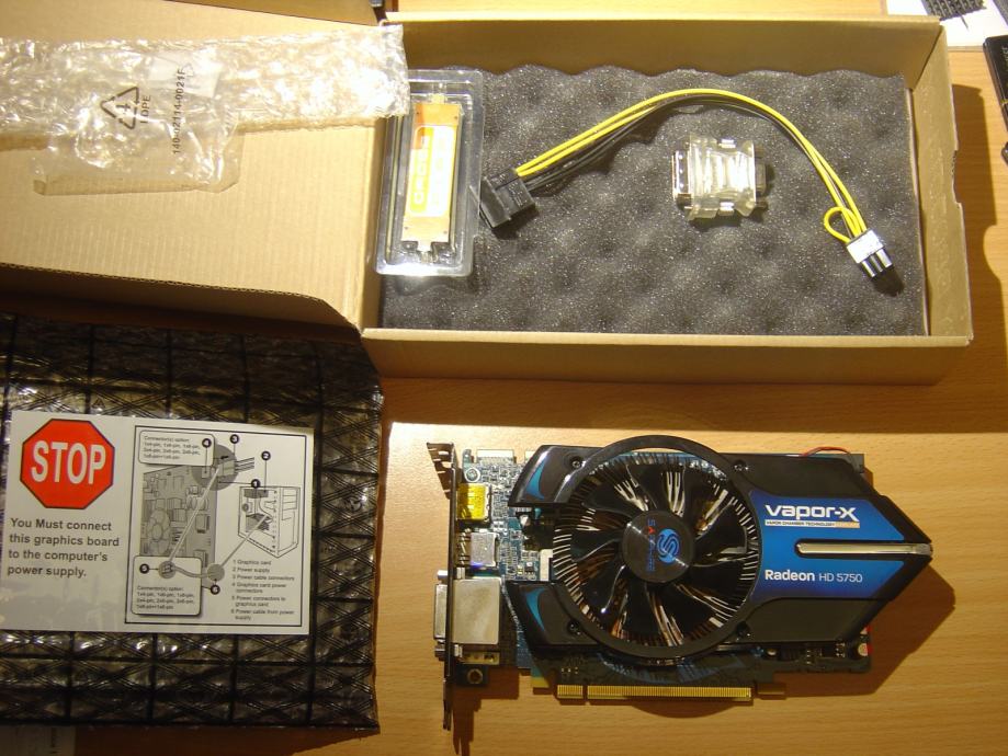 SAPPHIRE ATI RADEON HD 5750 VAPOR-X, 1GB GDDR5,