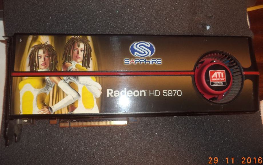 SAPPHIRE ATI Radeon HD 5970 2GB 512-bit GDDR5 DX11 PCI-E grafička