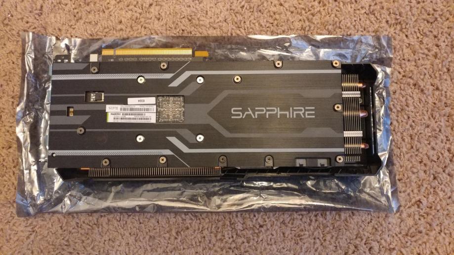 Sapphire NITRO R9 390 8GB GDDR5 512-bit, Backplate