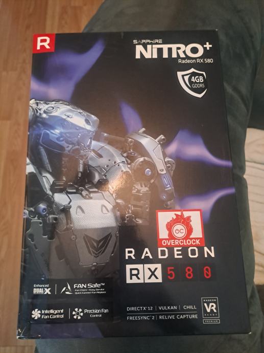 SAPPHIRE NITRO+ Radeon RX 580 4GB GDDR5