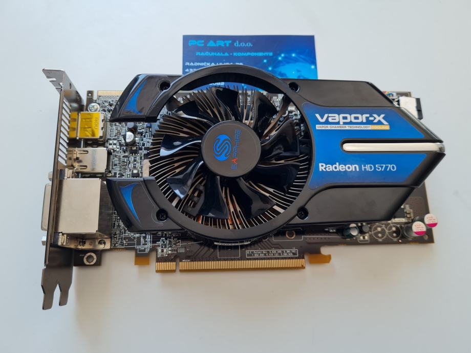 Sapphire Vapor-X AMD Radeon HD 5570 1GB GDDR5, PCI-E, HDMI, DP, HD5770